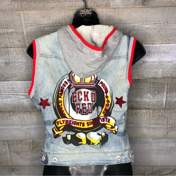 Ecko Unlimited | Jackets & Coats | Ecko Red Vintage Y2k Embroidered Zip ...